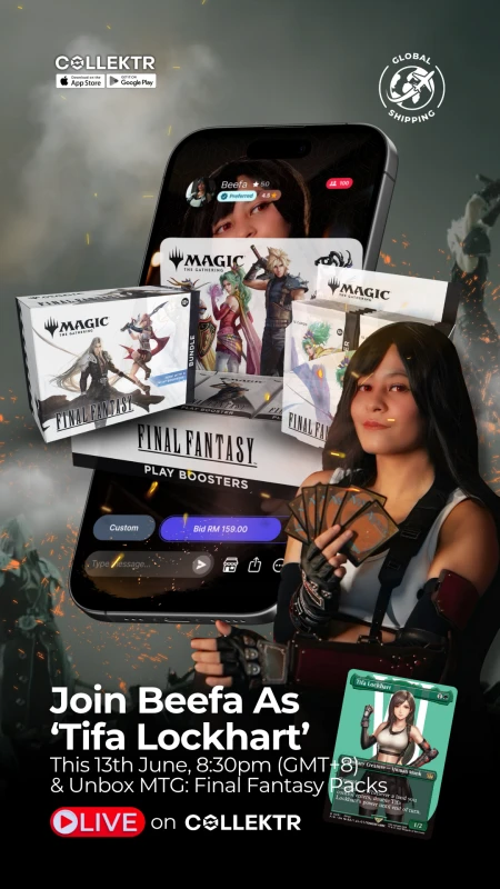 Magic: The Gathering x Final Fantasy with Beefa! - Livestream - Collektr